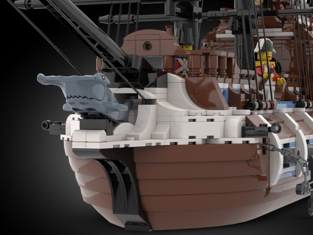 Lego Moc Imperial Warship By Mikeybrickalloti Rebrickable Build