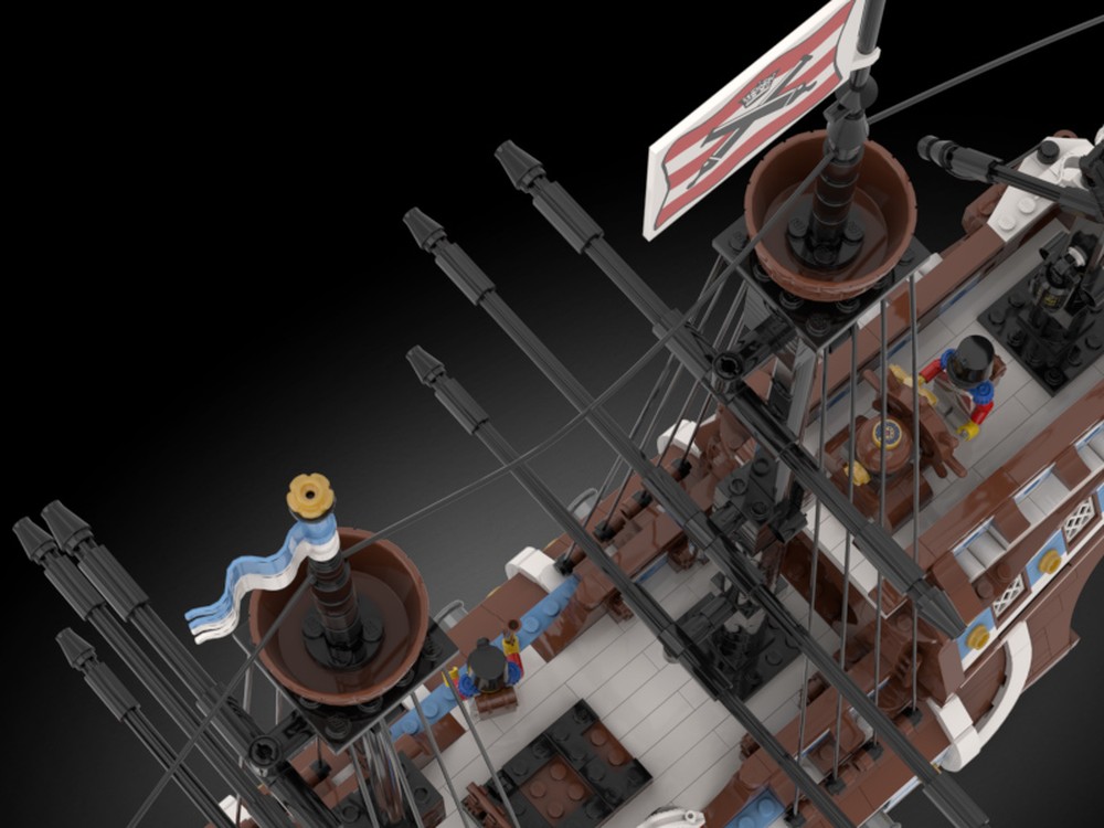 Lego Moc Imperial Warship By Mikeybrickalloti Rebrickable Build