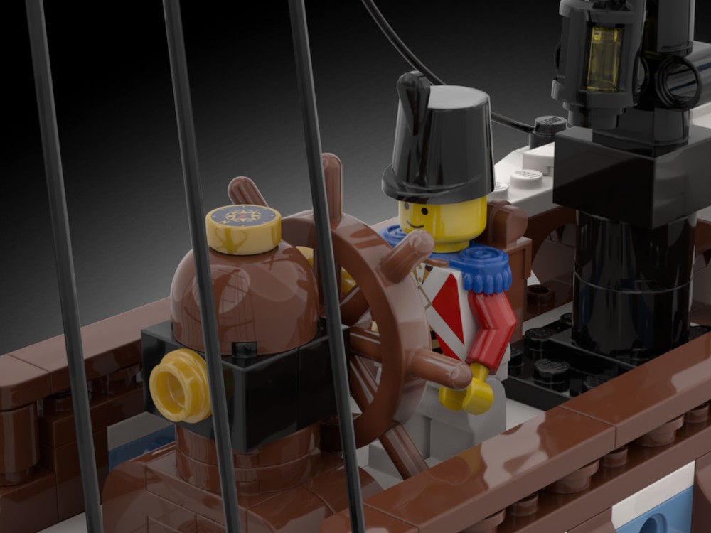 Lego Moc Imperial Warship By Mikeybrickalloti Rebrickable Build