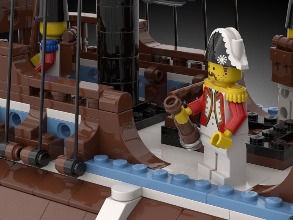 Lego Moc Imperial Warship By Mikeybrickalloti Rebrickable Build