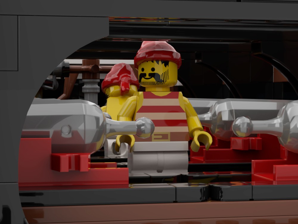 Lego Moc Imperial Warship By Mikeybrickalloti Rebrickable Build