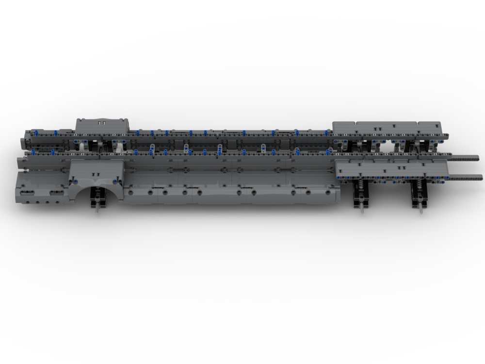LEGO MOC Custom Truck chassis V3 by Lethiangames | Rebrickable - Build ...