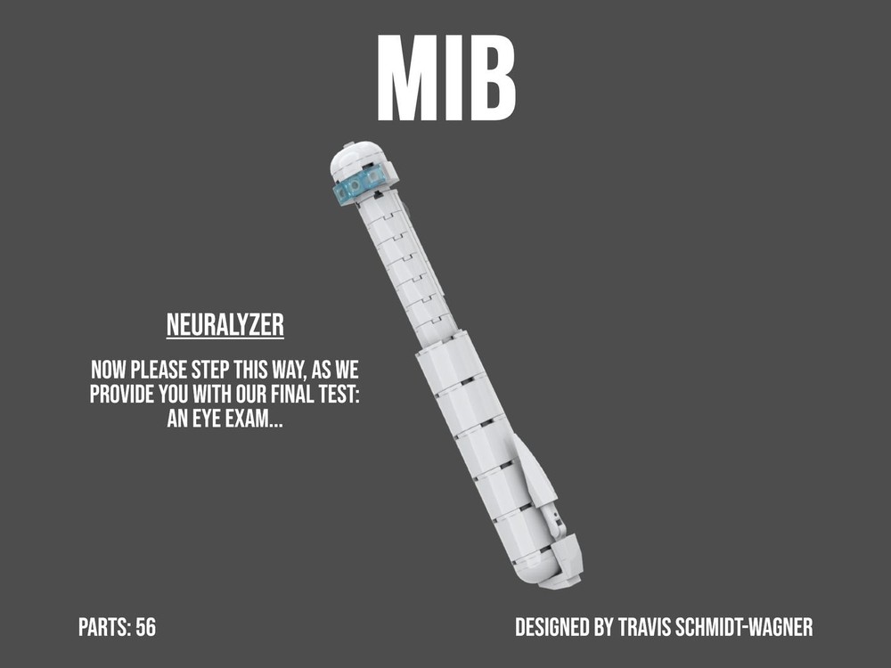 LEGO MOC Men In Black Neuralyzer by Camobricktape | Rebrickable - Build ...