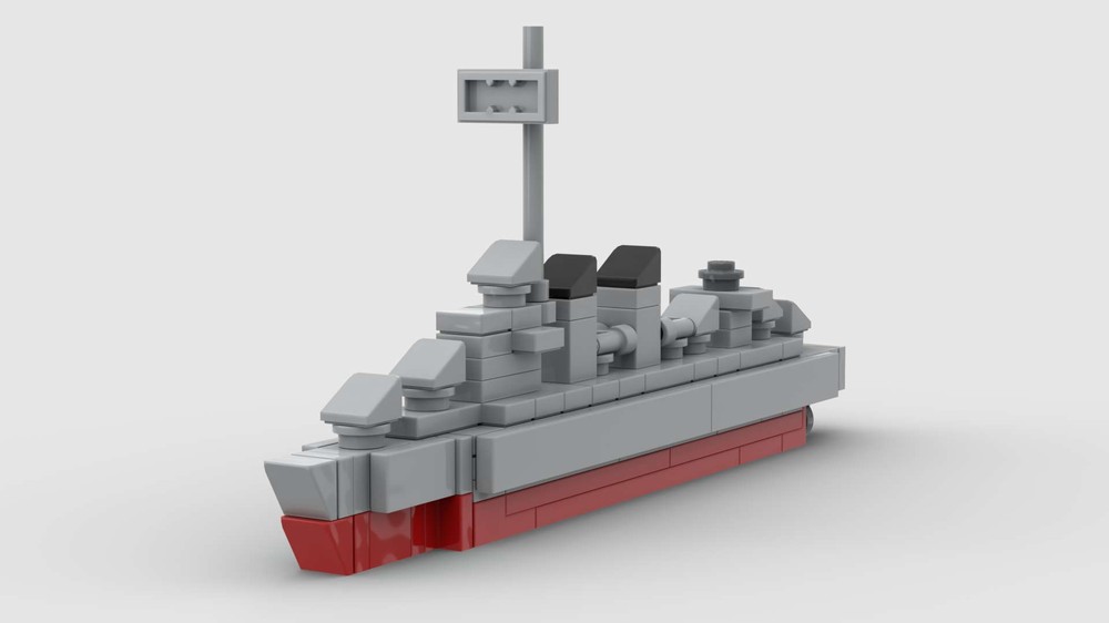 LEGO MOC USS Fletcher by RMC1138 | Rebrickable - Build with LEGO