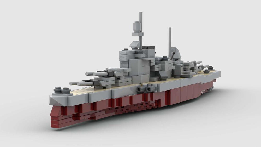 LEGO MOC HMS Warspite by RMC1138 | Rebrickable - Build with LEGO