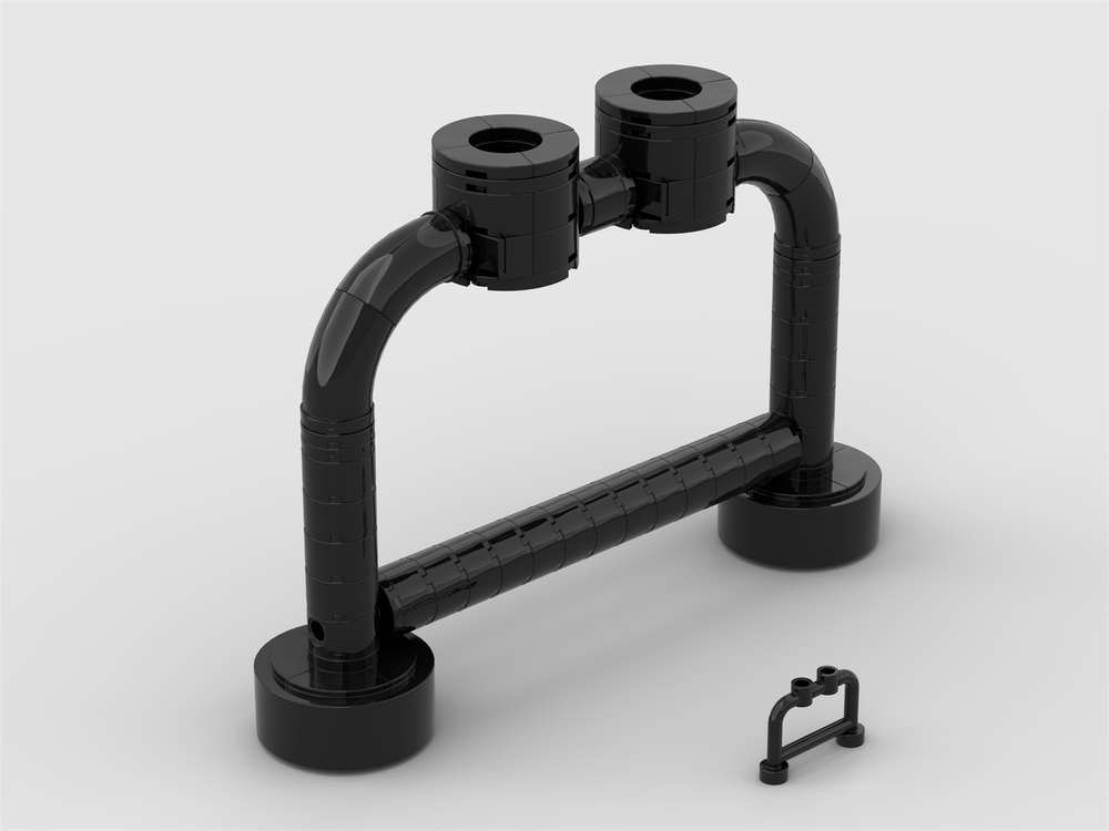 LEGO MOC Upscaled hanger by Briquoleur | Rebrickable - Build with LEGO