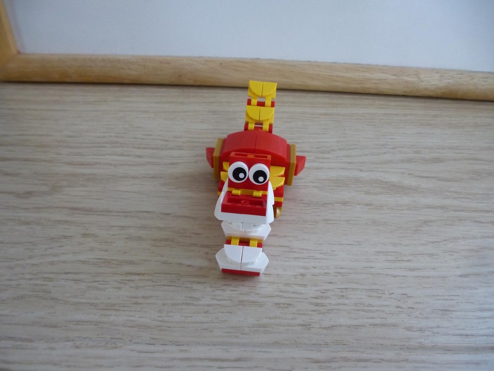 LEGO MOC Chinese crocodile/mini dragon/turtle/armadillo/bird/dinosaur ...