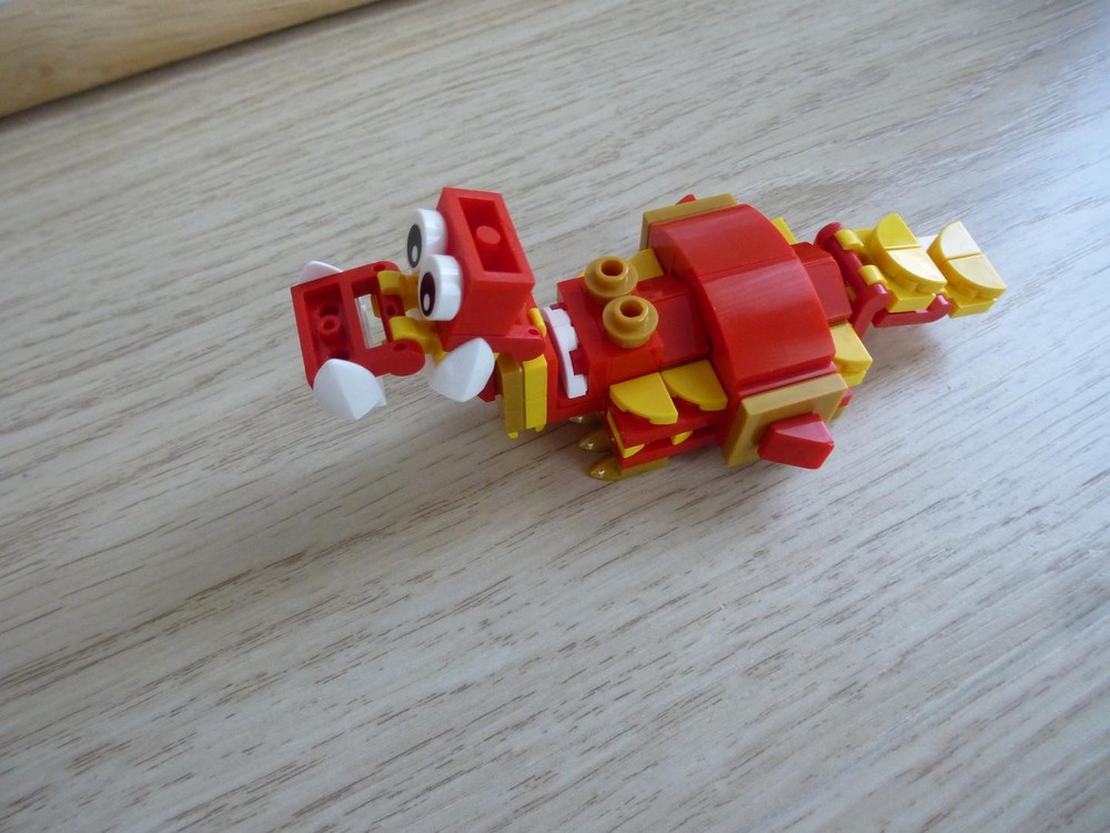 LEGO MOC Chinese crocodile/mini dragon/turtle/armadillo/bird/dinosaur ...
