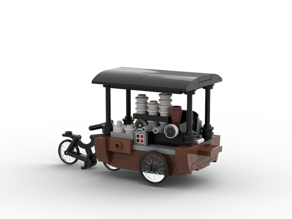LEGO MOC Mobile Coffee Stand by mjBricks | Rebrickable - Build with LEGO