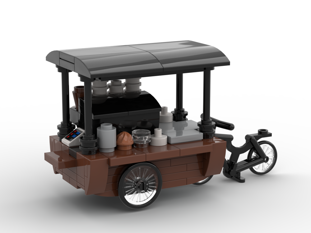 LEGO MOC Mobile Coffee Stand by mjBricks | Rebrickable - Build with LEGO