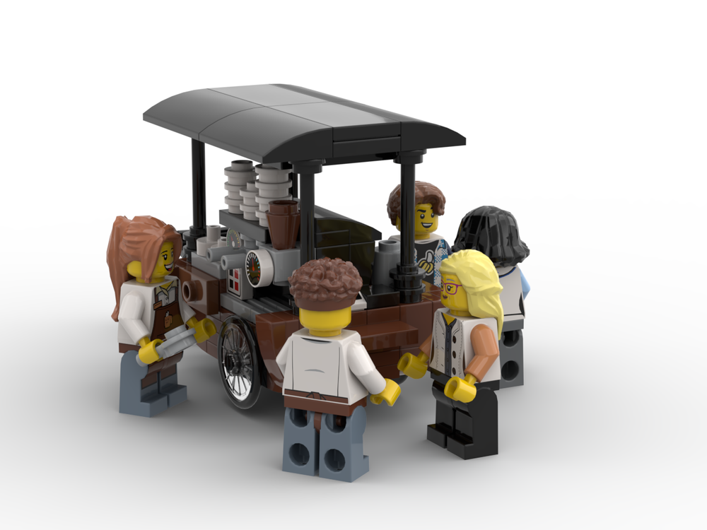 LEGO MOC Mobile Coffee Stand by mjBricks | Rebrickable - Build with LEGO