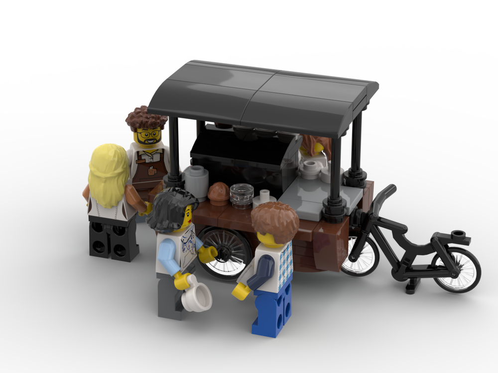 LEGO MOC Mobile Coffee Stand by mjBricks | Rebrickable - Build with LEGO