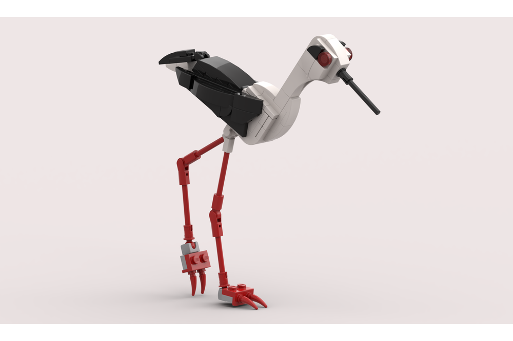 LEGO MOC-192189 Black-winged stilt ((Himantopus himantopus) - Accurate ...