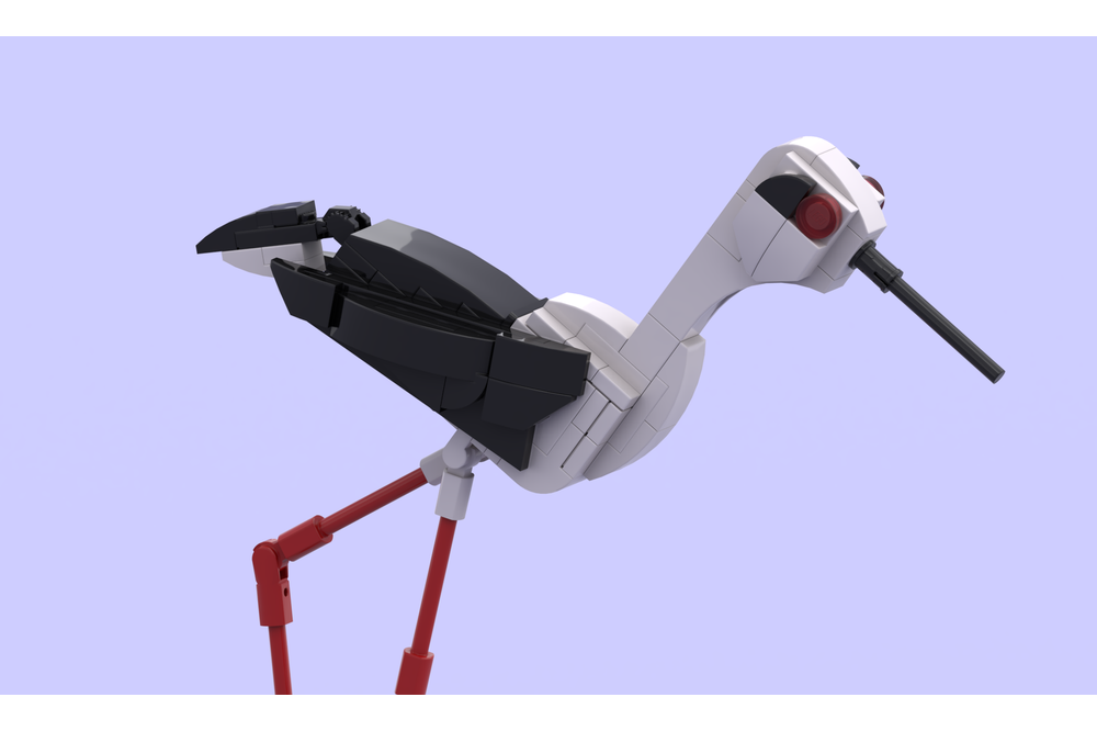 LEGO MOC-192189 Black-winged stilt ((Himantopus himantopus) - Accurate ...