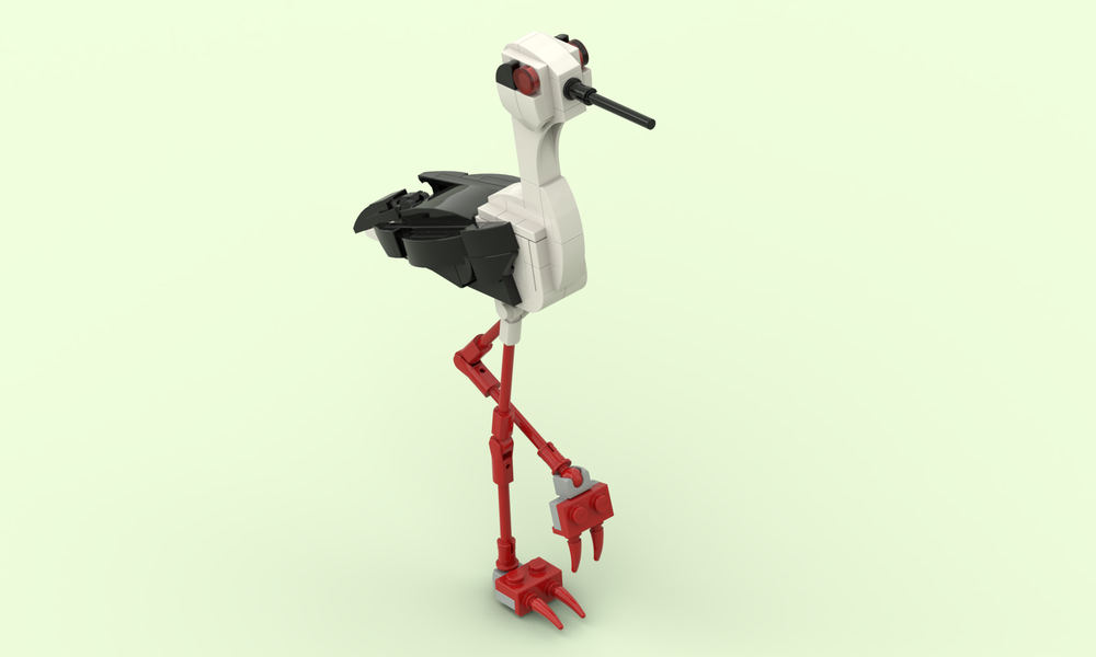 LEGO MOC Black-winged stilt ((Himantopus himantopus) - Accurate and ...