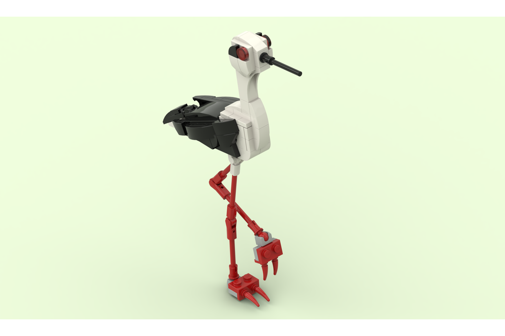 LEGO MOC-192189 Black-winged stilt ((Himantopus himantopus) - Accurate ...