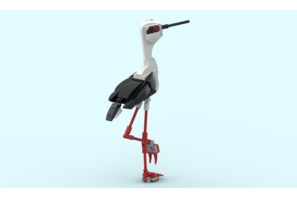 LEGO MOC-192189 Black-winged stilt ((Himantopus himantopus) - Accurate ...