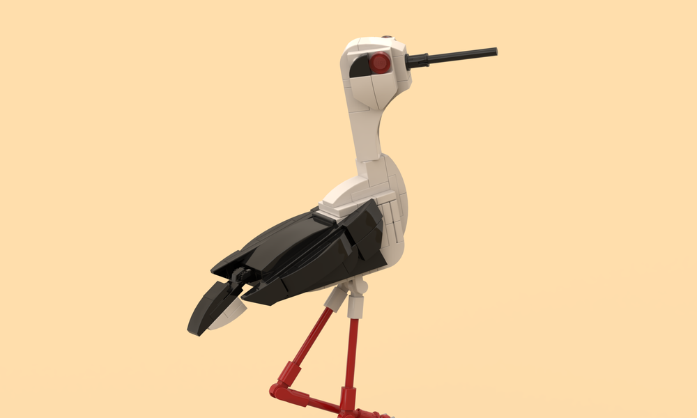LEGO MOC Black-winged stilt ((Himantopus himantopus) - Accurate and ...
