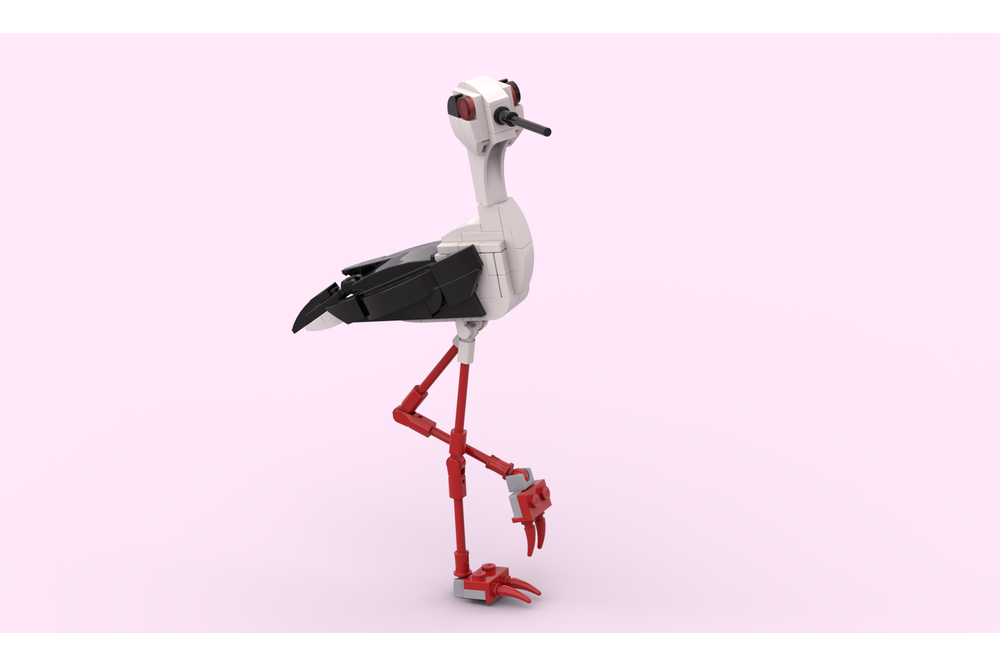 LEGO MOC-192189 Black-winged stilt ((Himantopus himantopus) - Accurate ...
