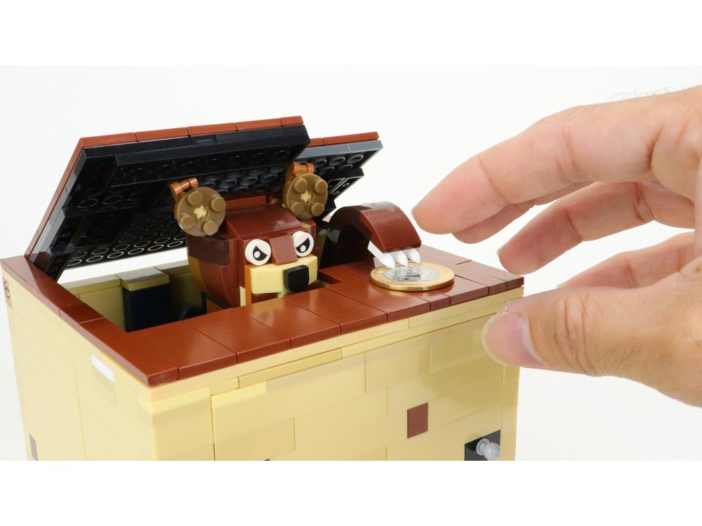 Lego Moc Automaton Grumpy Bear By Blocodeideias Rebrickable Build