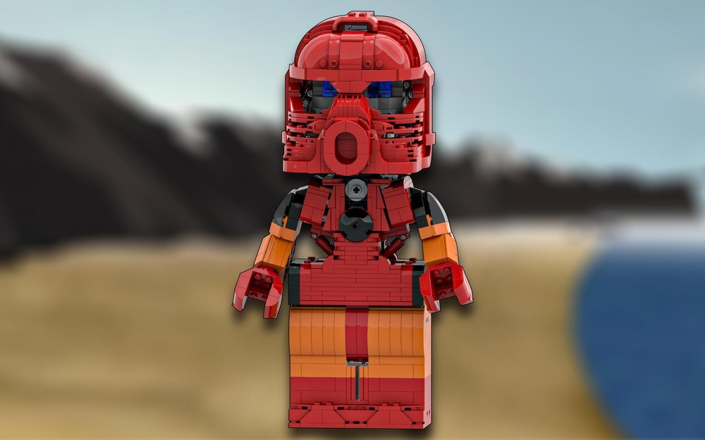 LEGO MOC Up-Scaled LEGO Minifigure - Bionicle Tahu Mata by ZTBricks ...