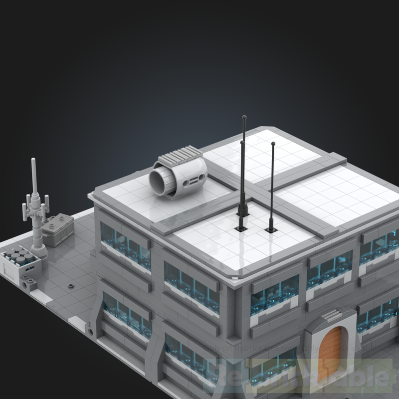 LEGO MOC Modular Coruscant Warehouse by LucSoleBricks | Rebrickable ...