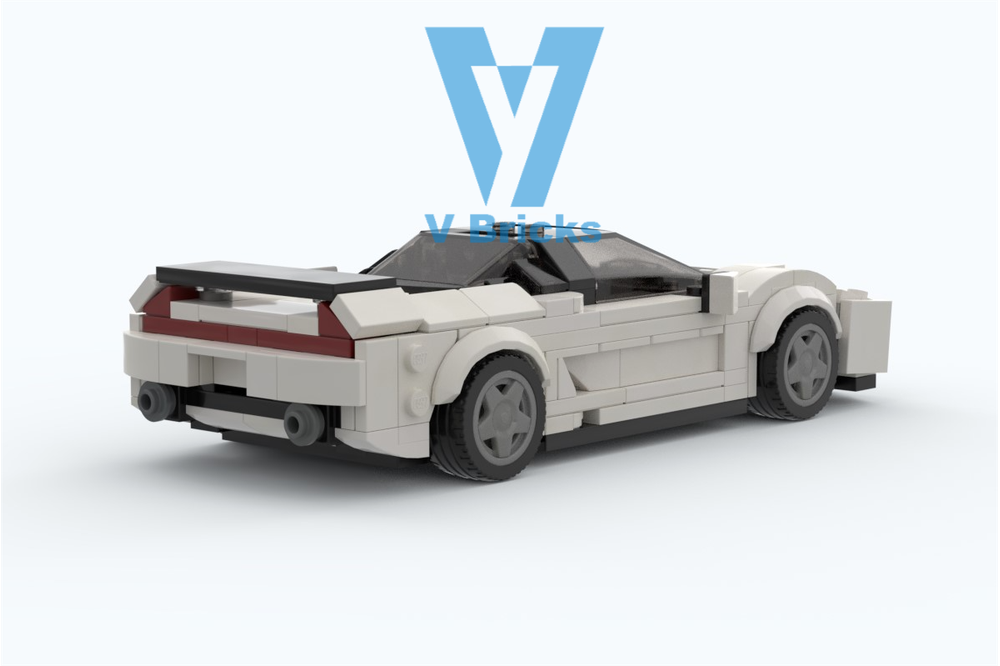 LEGO MOC Acura NSX (white) by VBricks | Rebrickable - Build with LEGO