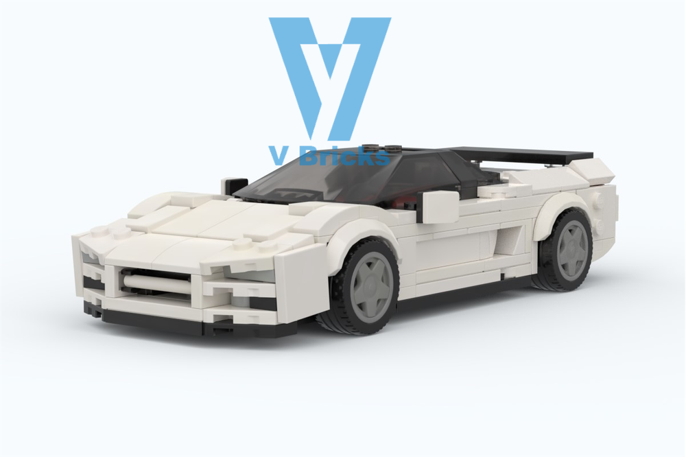 LEGO MOC Acura NSX (white) by VBricks | Rebrickable - Build with LEGO