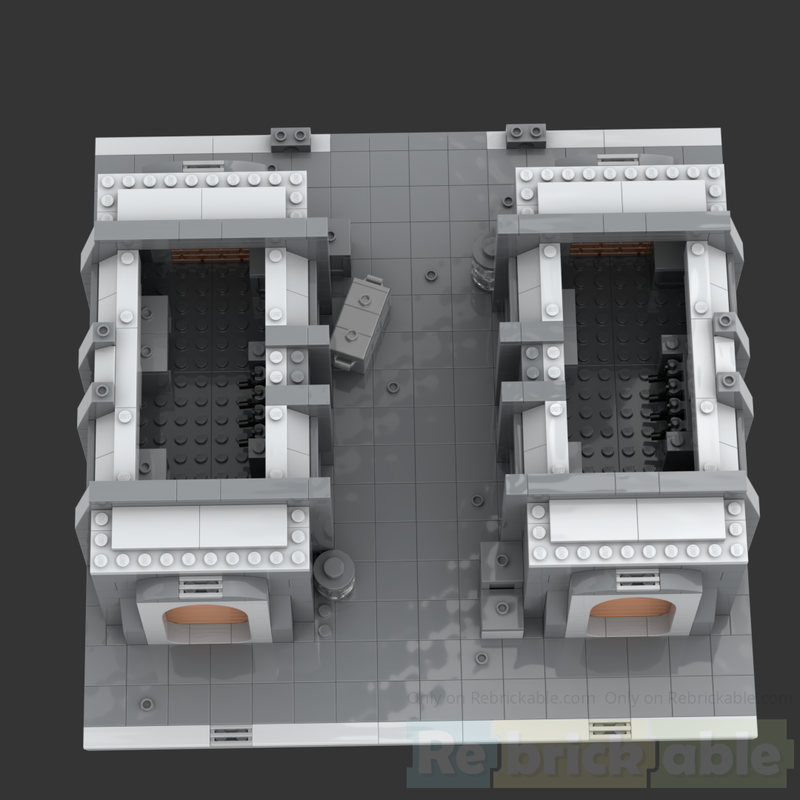 LEGO MOC Modular Coruscant barracks by LucSoleBricks | Rebrickable ...