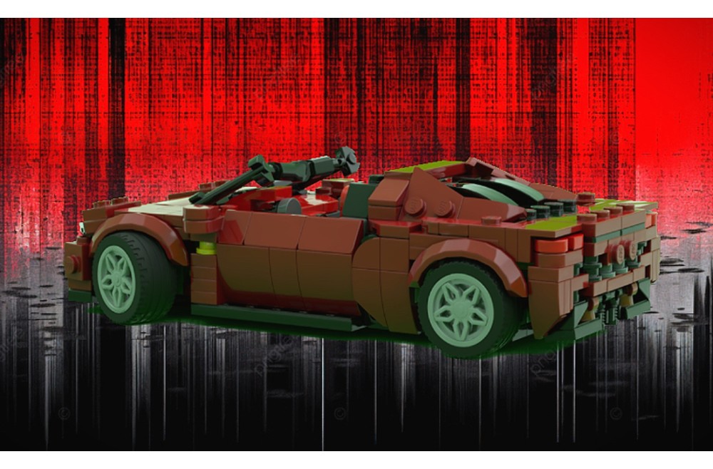 LEGO MOC Ferrari 296 GTS by Thecarmoccer | Rebrickable - Build with LEGO