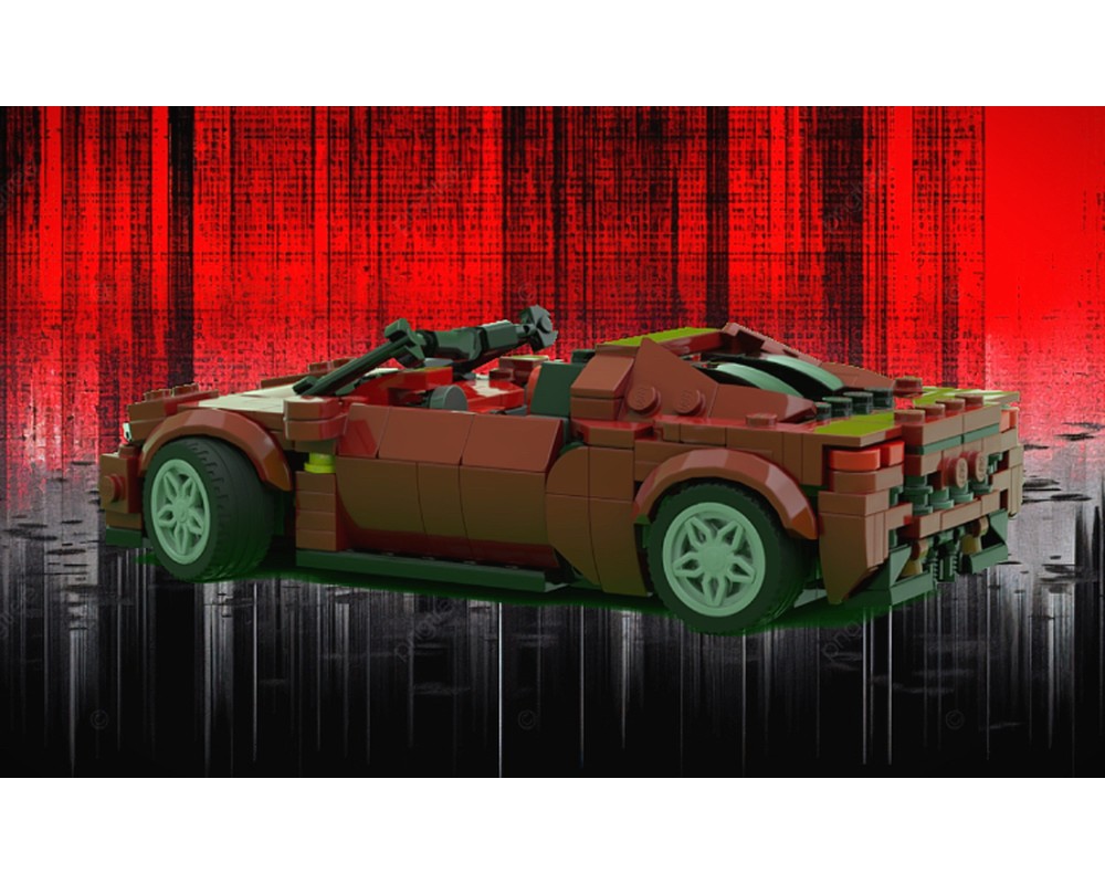 LEGO MOC Ferrari 296 GTS by Thecarmoccer | Rebrickable - Build with LEGO