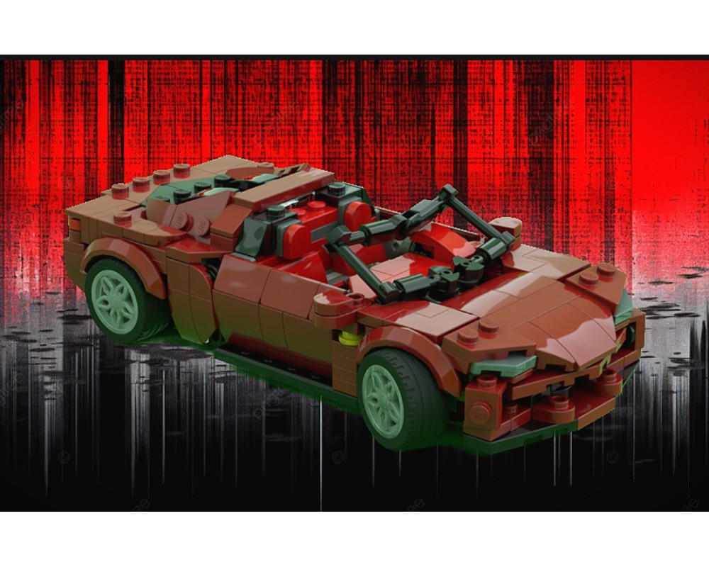 LEGO MOC Ferrari 296 GTS by Thecarmoccer | Rebrickable - Build with LEGO