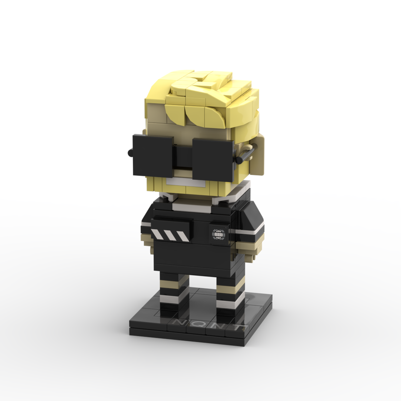 LEGO MOC Vald - French rapper - From "Footballeur" vidéo clip by NWQZ ...