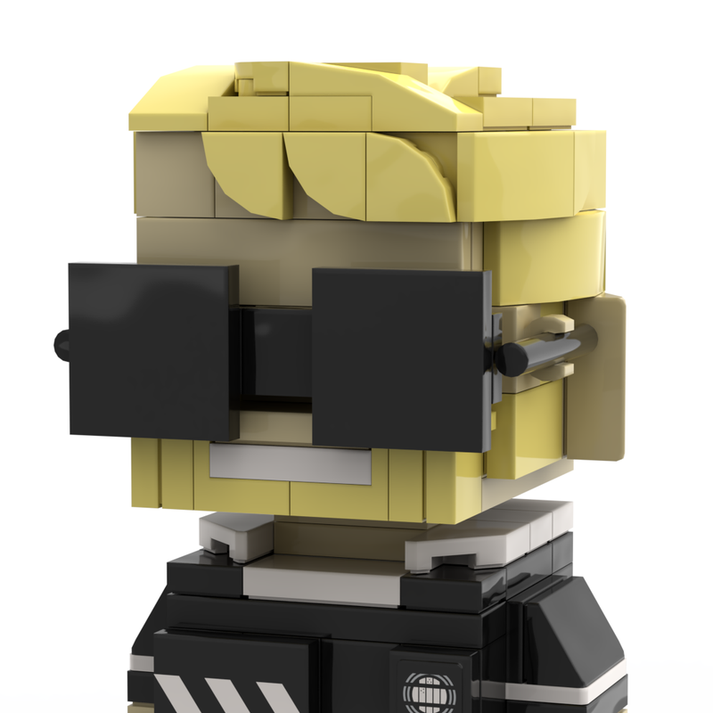 LEGO MOC Vald - French rapper - From "Footballeur" vidéo clip by NWQZ ...