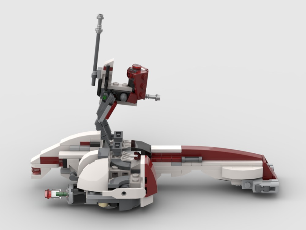 Lego Moc At Rt And Modeficated Barc Speeder By Flowly Rebrickable