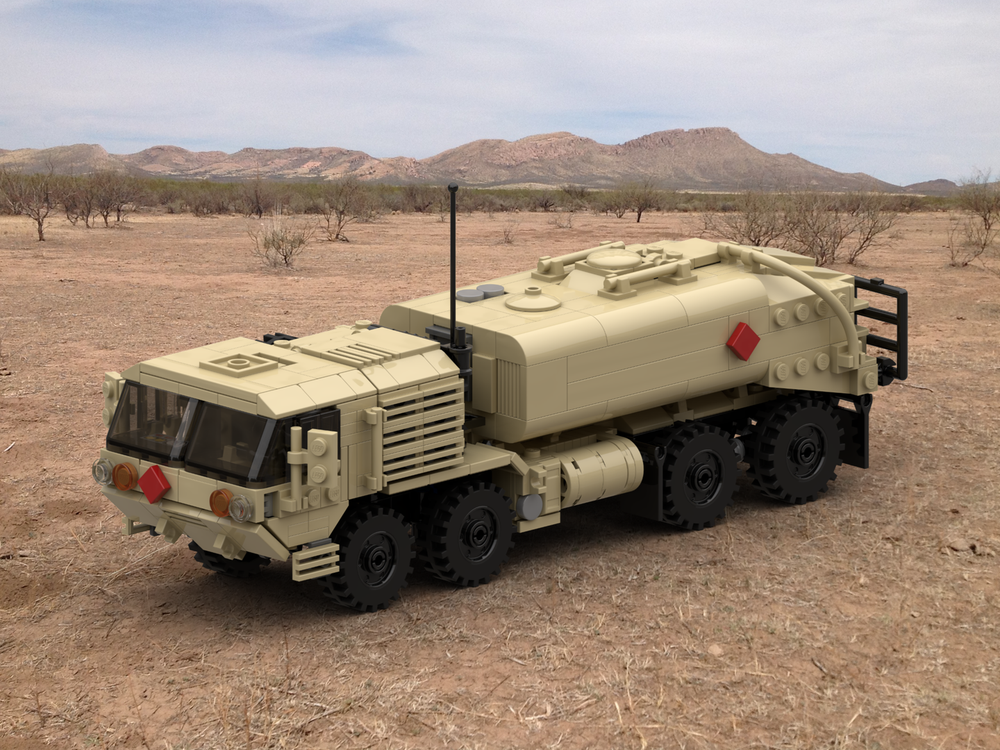 LEGO MOC M978 HEMTT Fuel Servicing Truck (Desert Tan) by Legosim ...