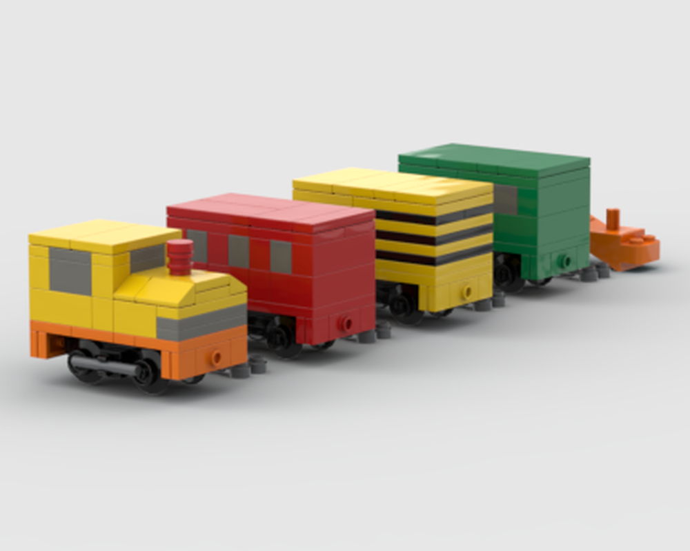 LEGO MOC Mini Train by TerminatorFan1984 | Rebrickable - Build with LEGO