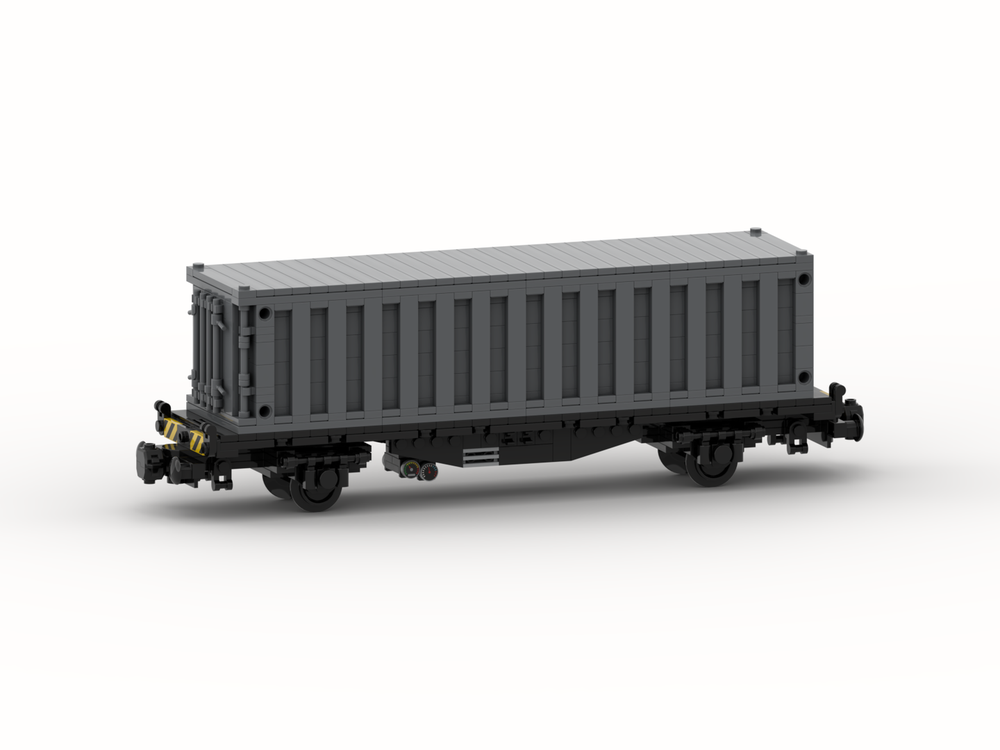 LEGO MOC Freight Wagon "Lgjs 598" with 40ft container (8w) by ...