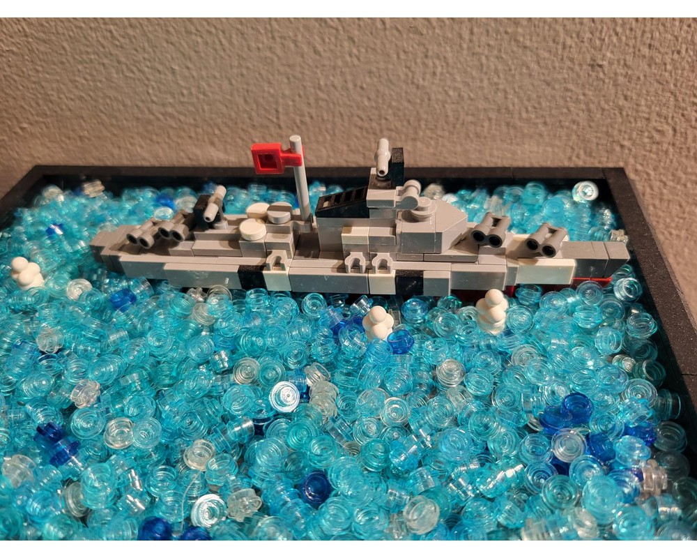LEGO MOC Mini KM Bismarck by RMC1138 | Rebrickable - Build with LEGO