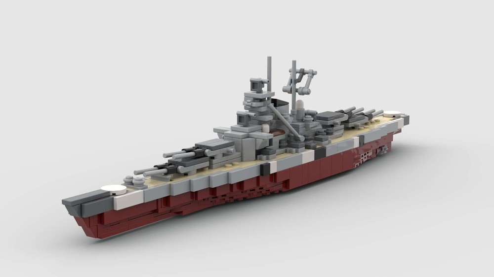 LEGO MOC KMS Bismarck by RMC1138 | Rebrickable - Build with LEGO