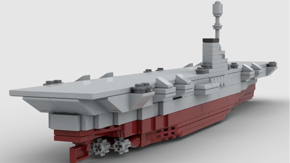 Lego Moc Hms Ark Royal By Rmc1138 Rebrickable Build With Lego