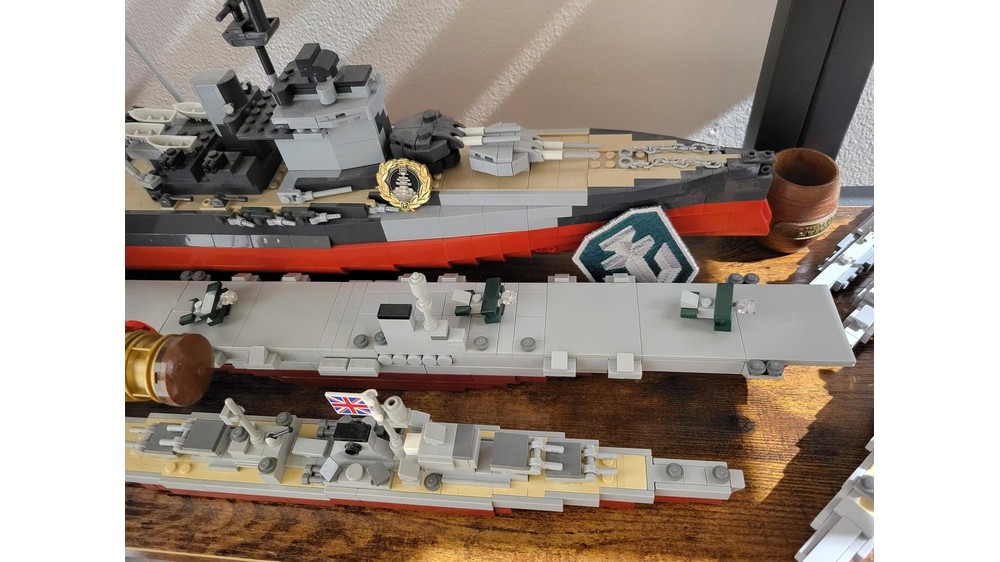 Lego Moc Hms Ark Royal By Rmc1138 Rebrickable Build With Lego