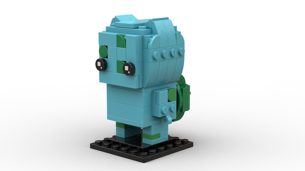 LEGO MOC Bulbasaur by CavemanSindahlMan | Rebrickable - Build with LEGO