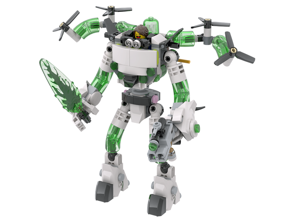 LEGO MOC Mateo & Z-Blob Airborne Mech - (71471-1 & 71454-1) by Mech ...