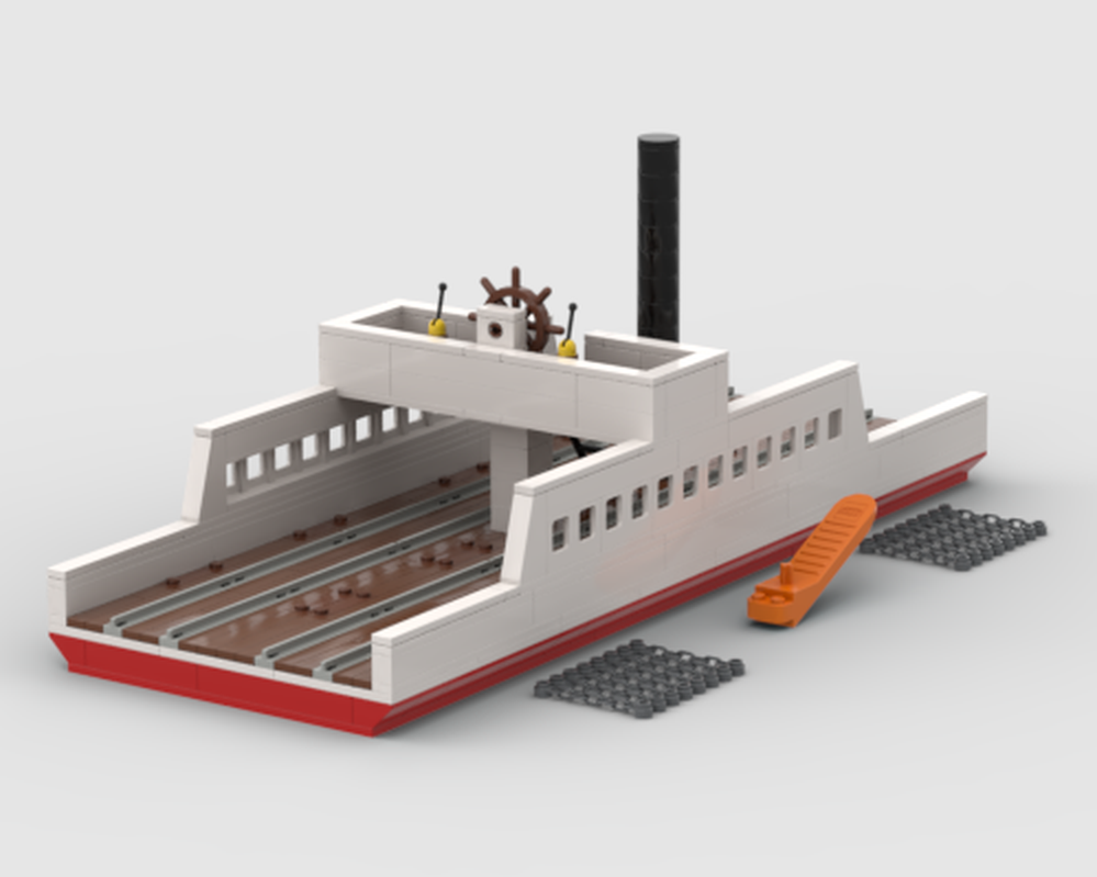 LEGO MOC-192308 Train Ferry by TerminatorFan1984 | Rebrickable - Build ...