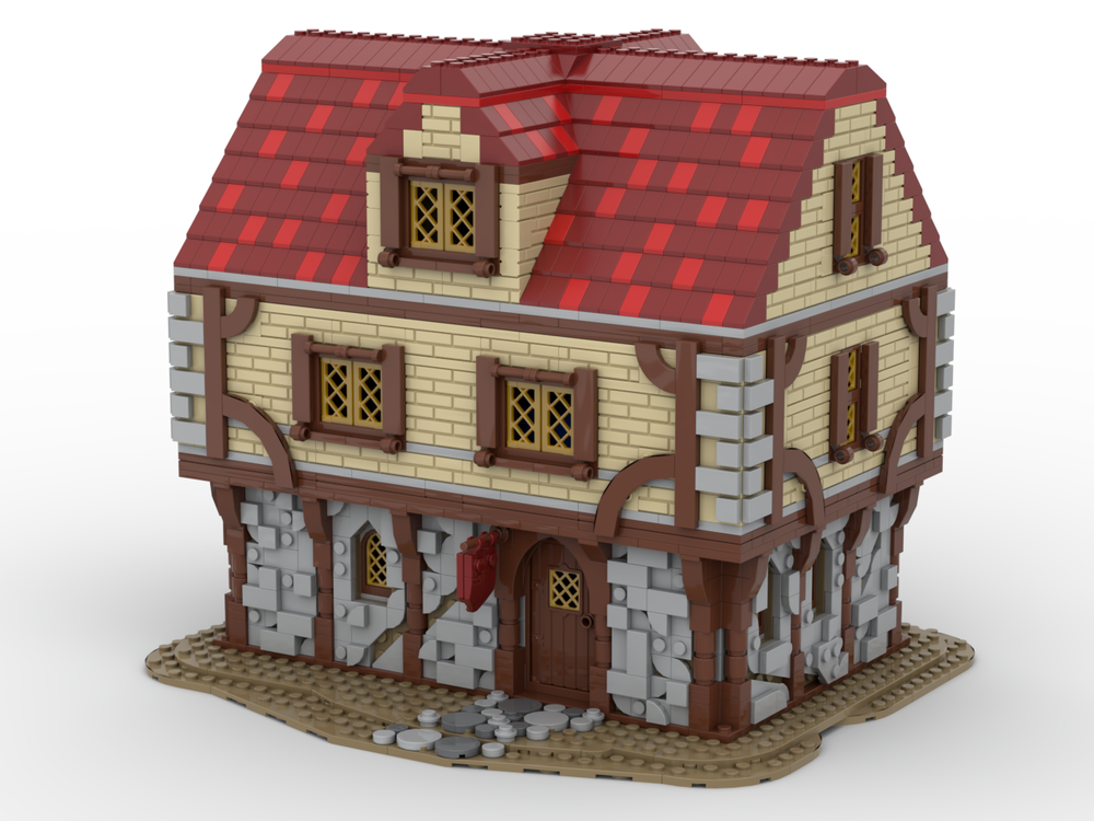 LEGO MOC Medieval inn by Cegeha Elbe | Rebrickable - Build with LEGO