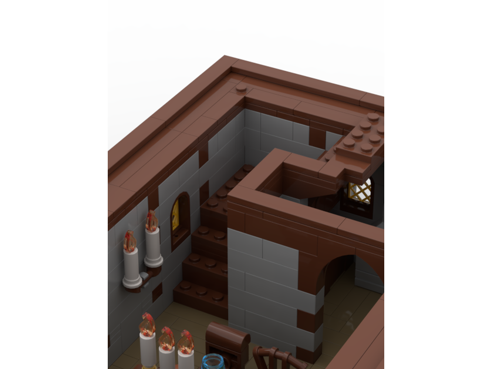 Lego Moc Medieval Inn By Cegeha Elbe Rebrickable Build With Lego