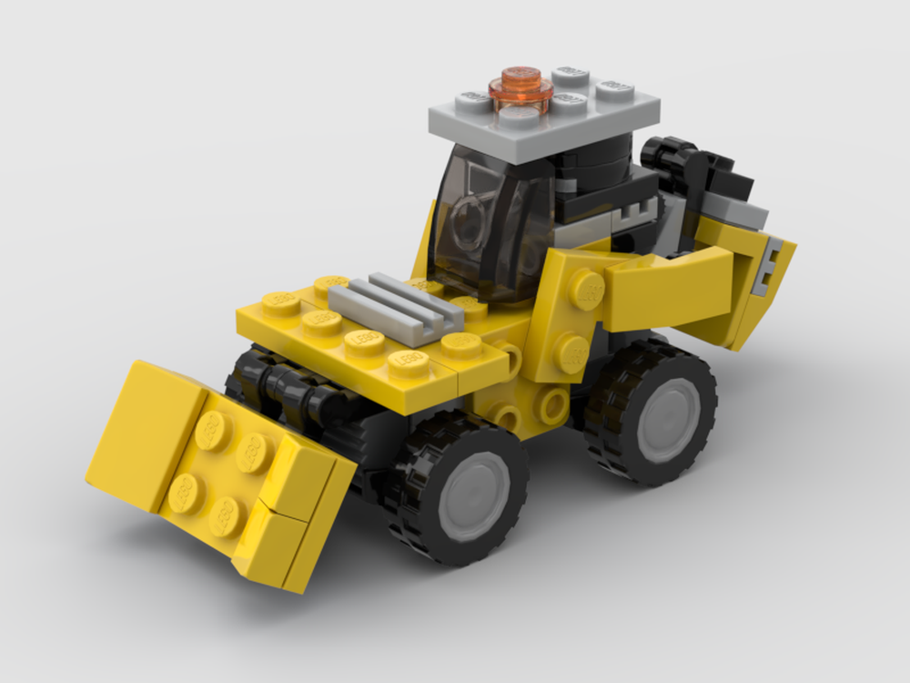 LEGO MOC Backhoe (31014 alternate) by DRT16 | Rebrickable - Build with LEGO