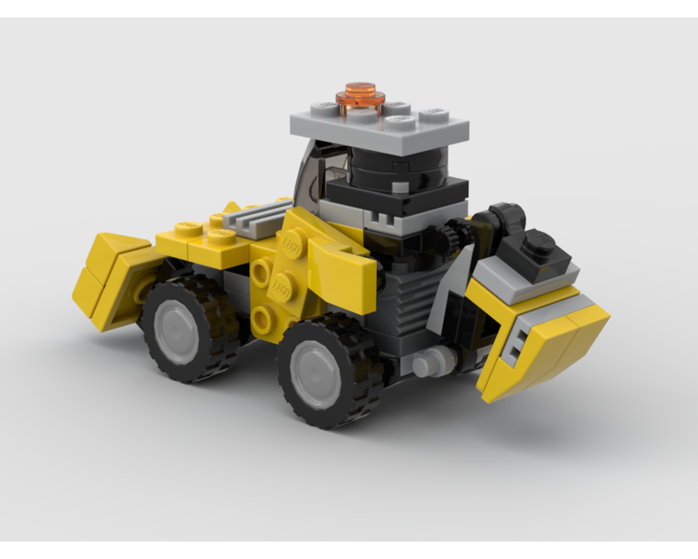 LEGO MOC Backhoe (31014 alternate) by DRT16 | Rebrickable - Build with LEGO