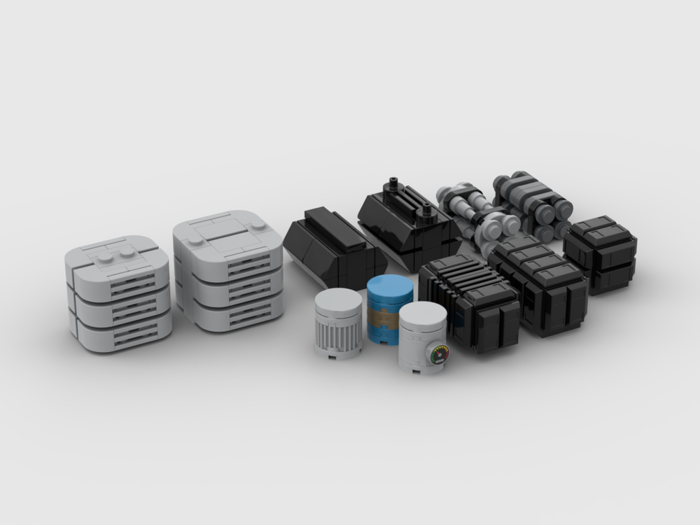 LEGO MOC Military Cargo Elements by gabizon | Rebrickable - Build with LEGO